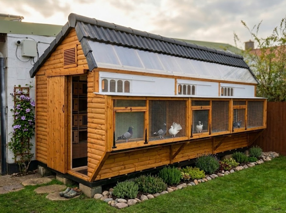 Apex & Pent Pigeon Lofts | Custom Built in the UK | Ecco Sheds & Lofts
